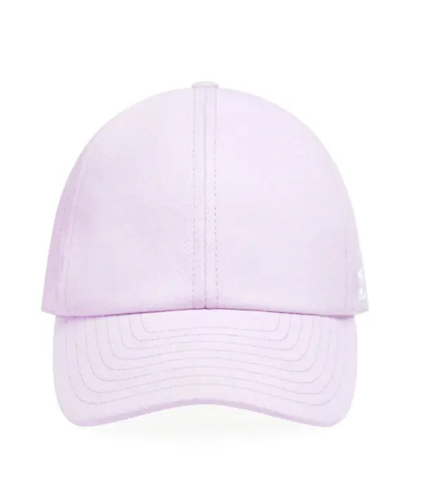 【courreges】SIGNATURE COTTON CAP Courreges Cap Signature Cotton - Light Pink | Editorialist